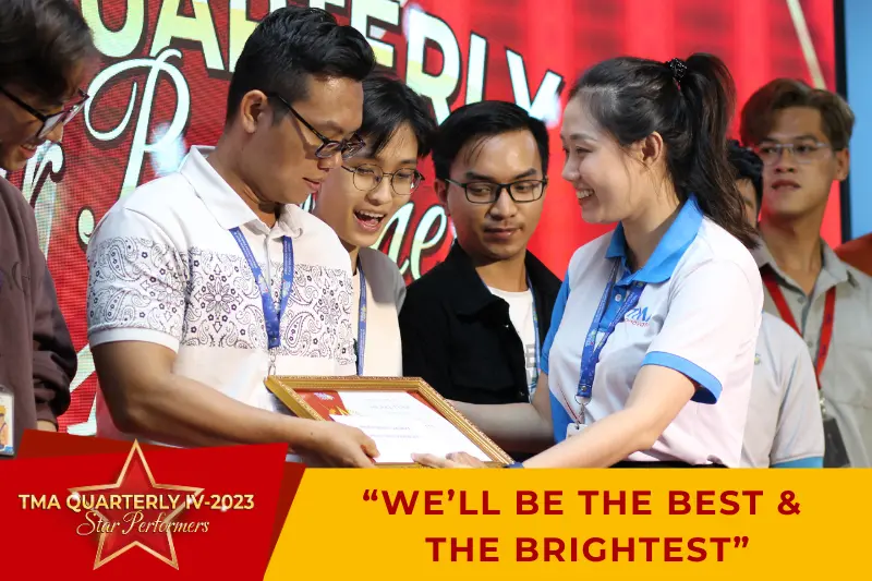 [TMA Quarterly Star Performer] "We'll be The Best & The Brightest"